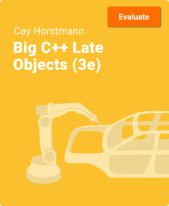 Big C Late Objects 3e Cay Horstmann Zybooks 3387